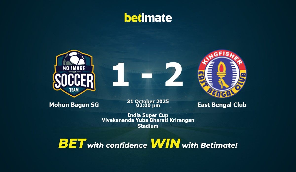 Mohun Bagan SG vs East Bengal Club Prediction, Odds & Betting Tips 10 ...