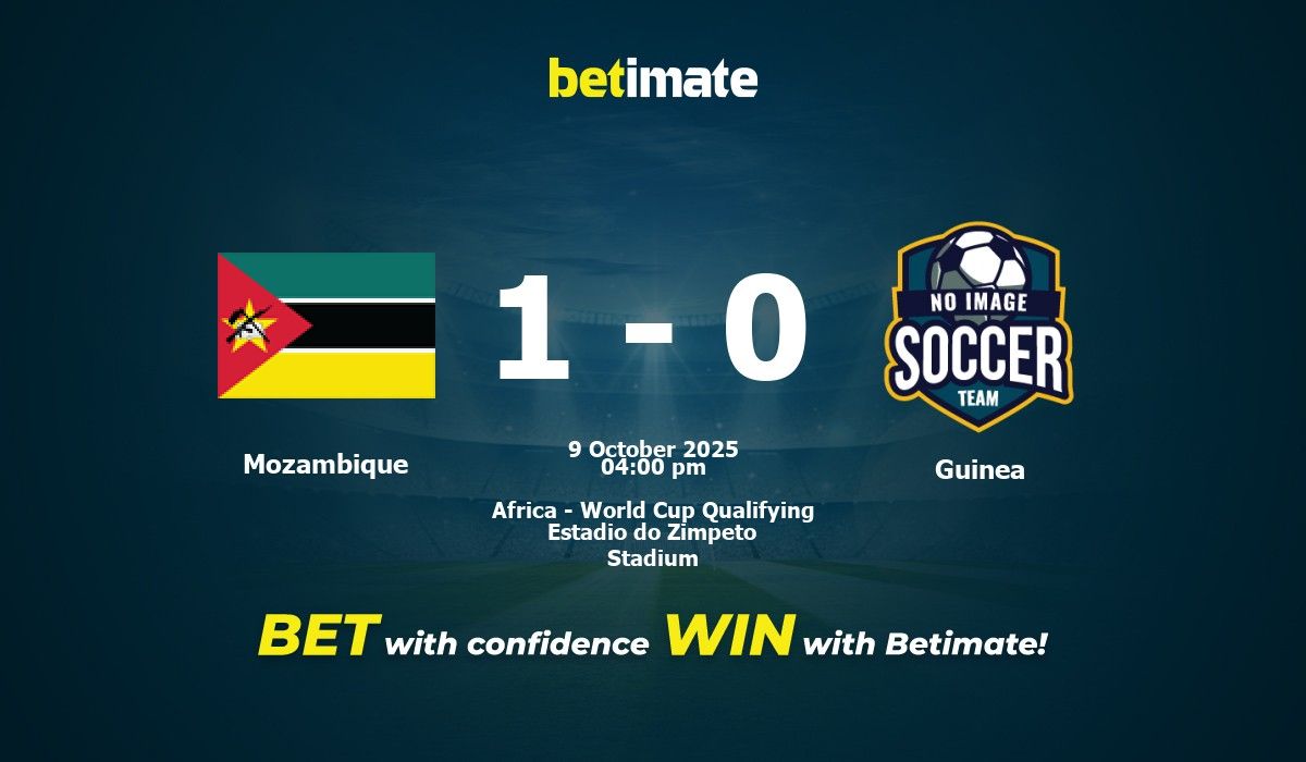 Mozambique vs Guinea Prediction, Odds & Betting Tips 10/09/2025