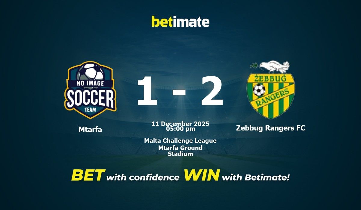 Mtarfa vs Zebbug Rangers FC Prediction, Odds & Betting Tips 12/11/2025