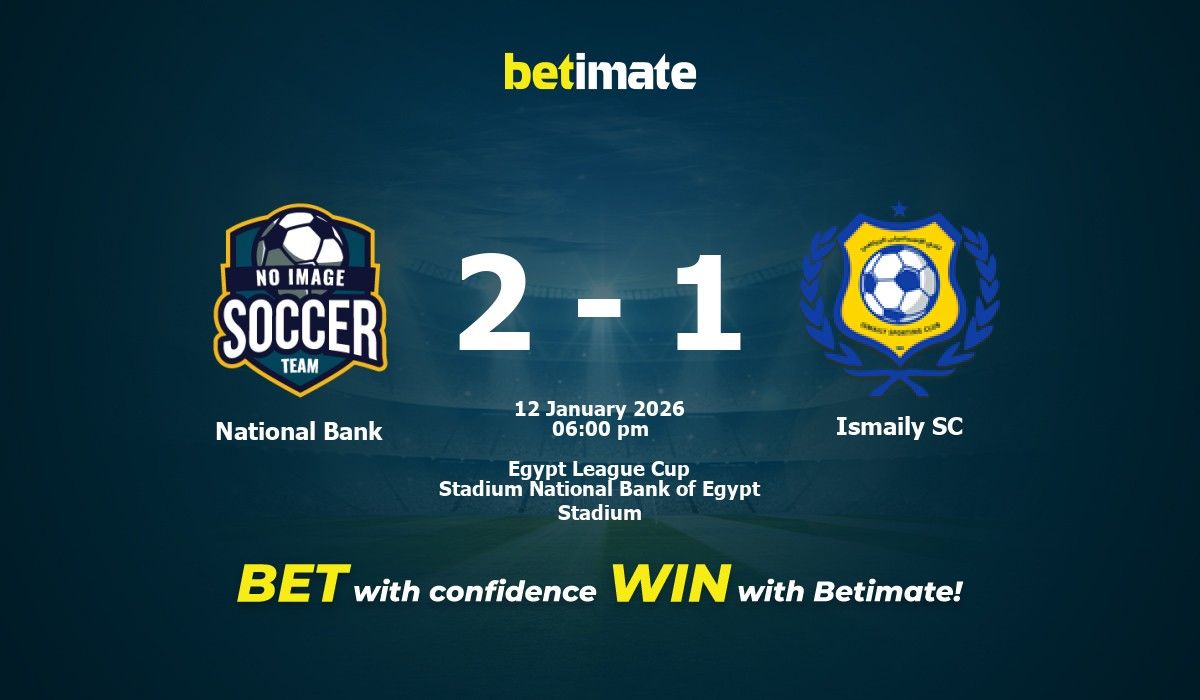 National Bank vs Ismaily SC Prediction, Odds & Betting Tips 01/12/2026