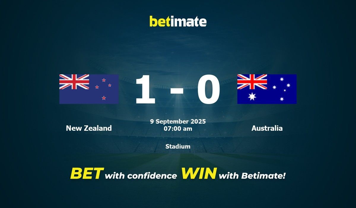 New Zealand vs Australia Prediction, Odds & Betting Tips 09/09/2025