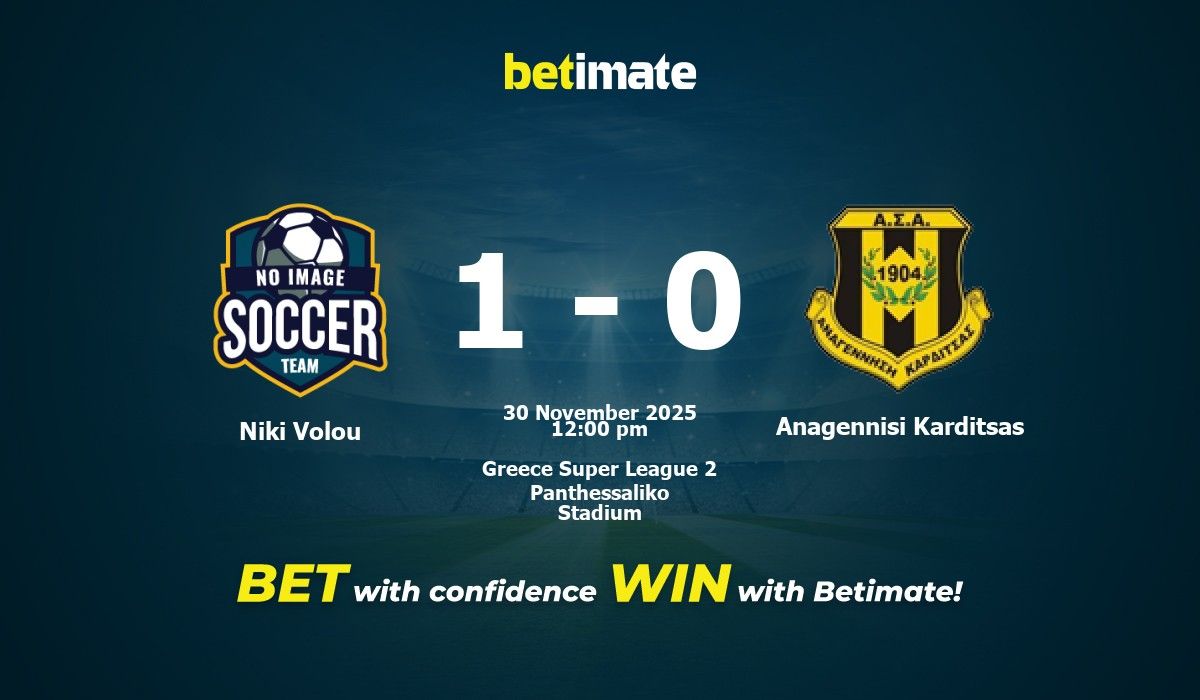 Niki Volou vs Anagennisi Karditsas Prediction, Odds & Betting Tips 11 ...