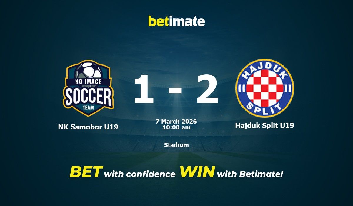 NK Samobor U19 vs Hajduk Split U19 Prediction, Odds & Betting Tips 03 ...