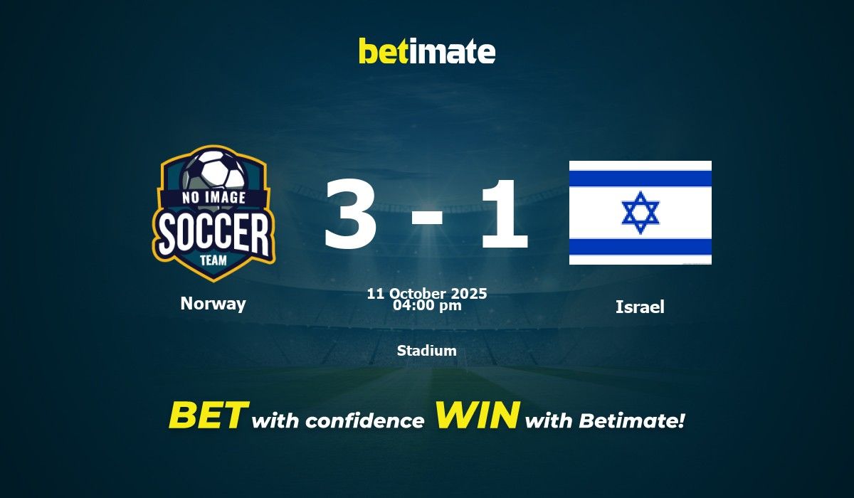 Norway vs Israel Prediction, Odds & Betting Tips 10/11/2025