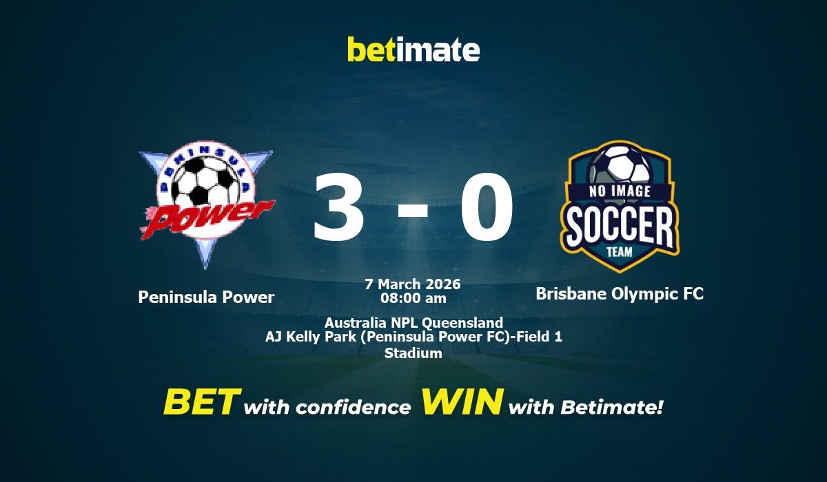 Peninsula Power vs Brisbane Olympic FC Prediction, Odds & Betting Tips ...