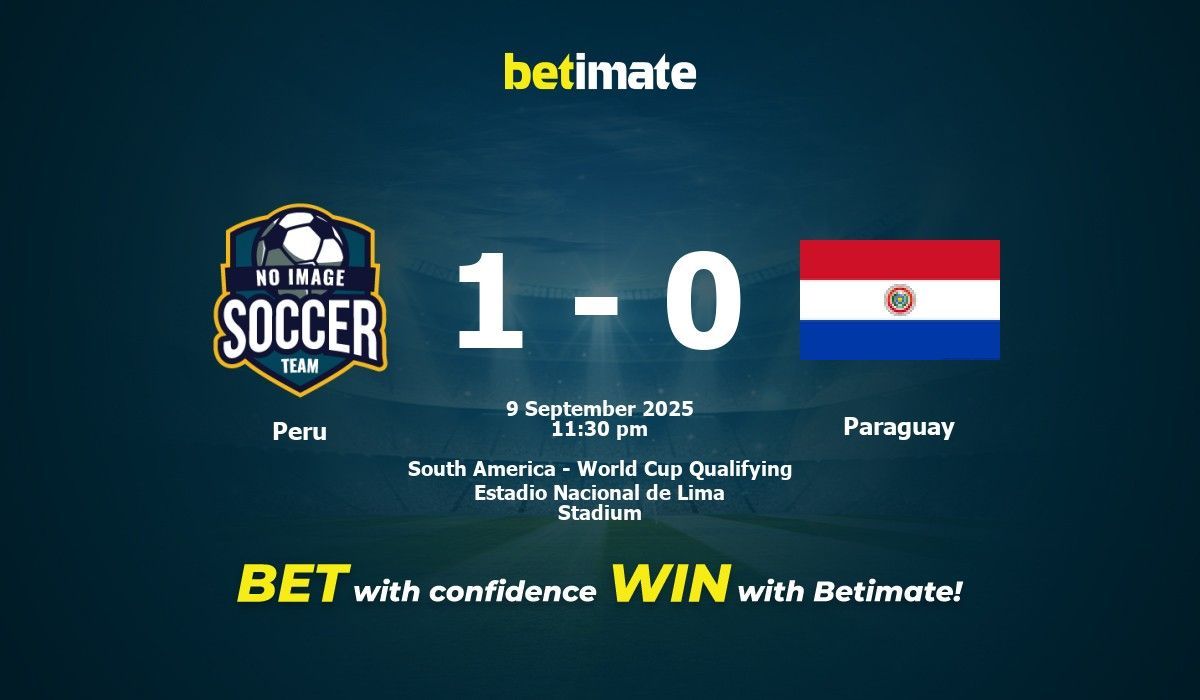 Peru vs Paraguay Prediction, Odds & Betting Tips 09/09/2025