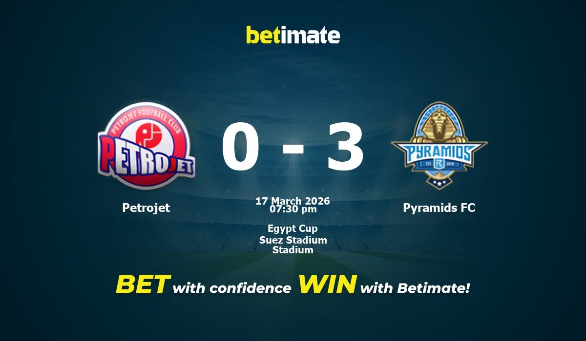 Petrojet vs Pyramids FC Prediction, Odds & Betting Tips 03/17/2026