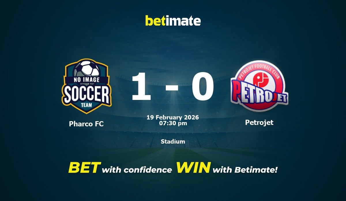Pharco FC vs Petrojet Prediction, Odds & Betting Tips 02/19/2026