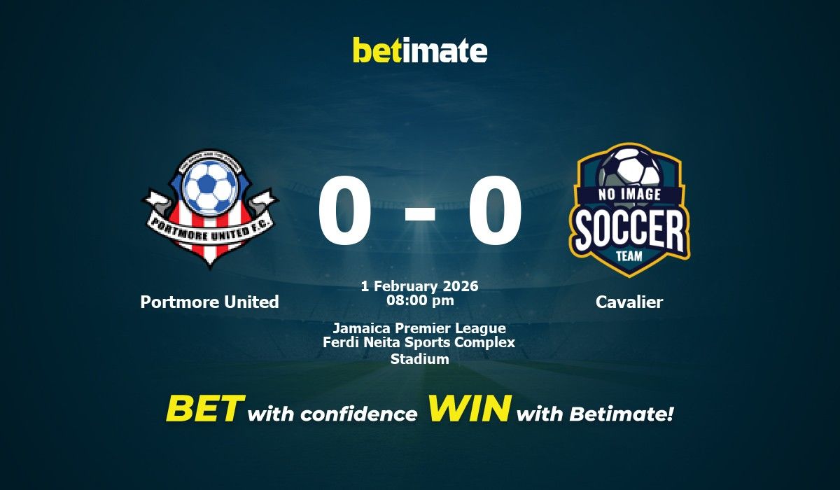 Portmore United vs Cavalier Prediction, Odds & Betting Tips 02/01/2026