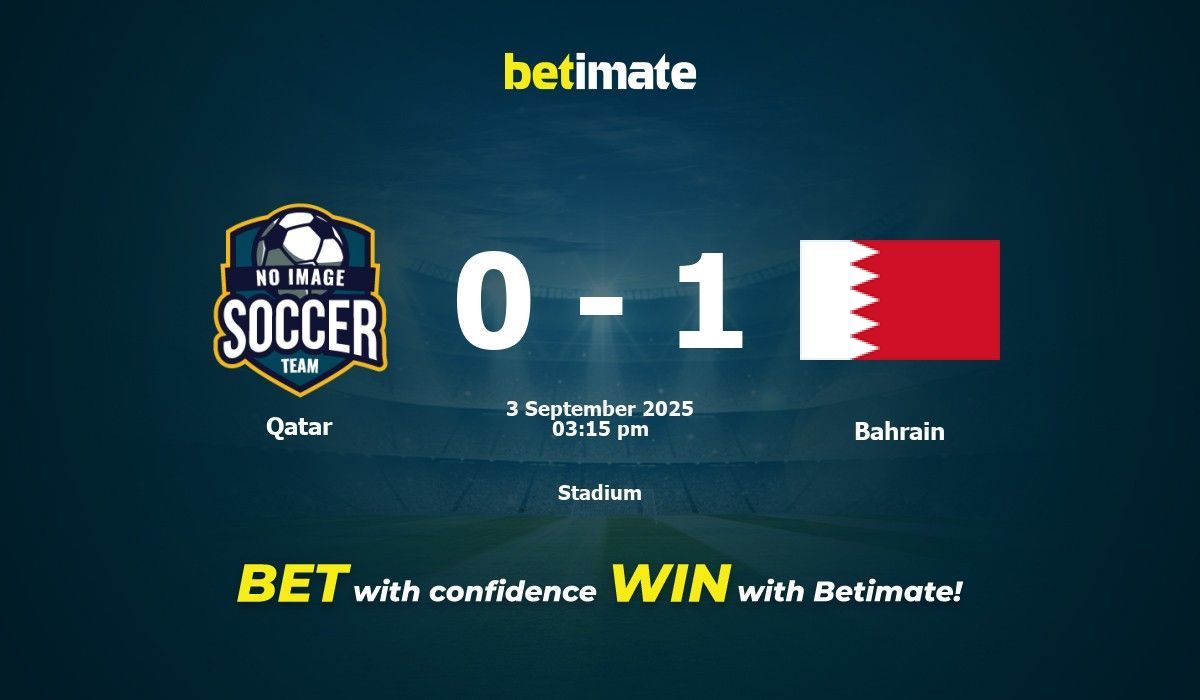 Qatar vs Bahrain Prediction, Odds & Betting Tips 09/03/2025