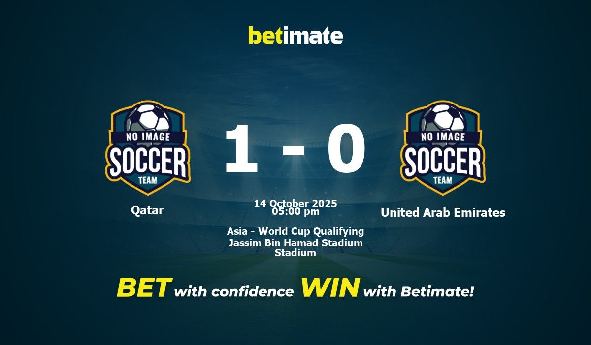 Qatar vs United Arab Emirates Prediction, Odds & Betting Tips 10/14/2025