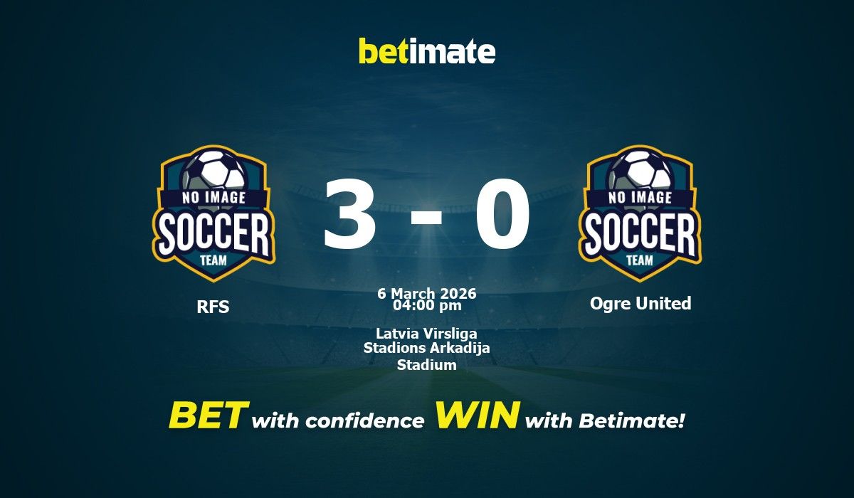 RFS vs Ogre United Prediction, Odds & Betting Tips 03/06/2026