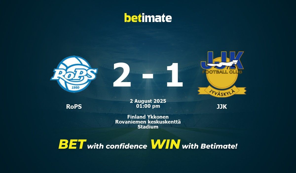 RoPS vs JJK 预测、赔率和投注技巧 2025年8月2日