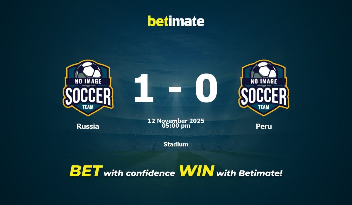 Russia vs Peru Prediction, Odds & Betting Tips 11/12/2025