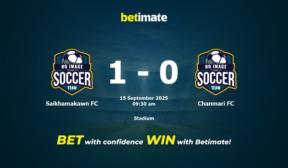 Saikhamakawn FC vs Chanmari FC Prediction, Odds & Betting Tips 09/15/2025