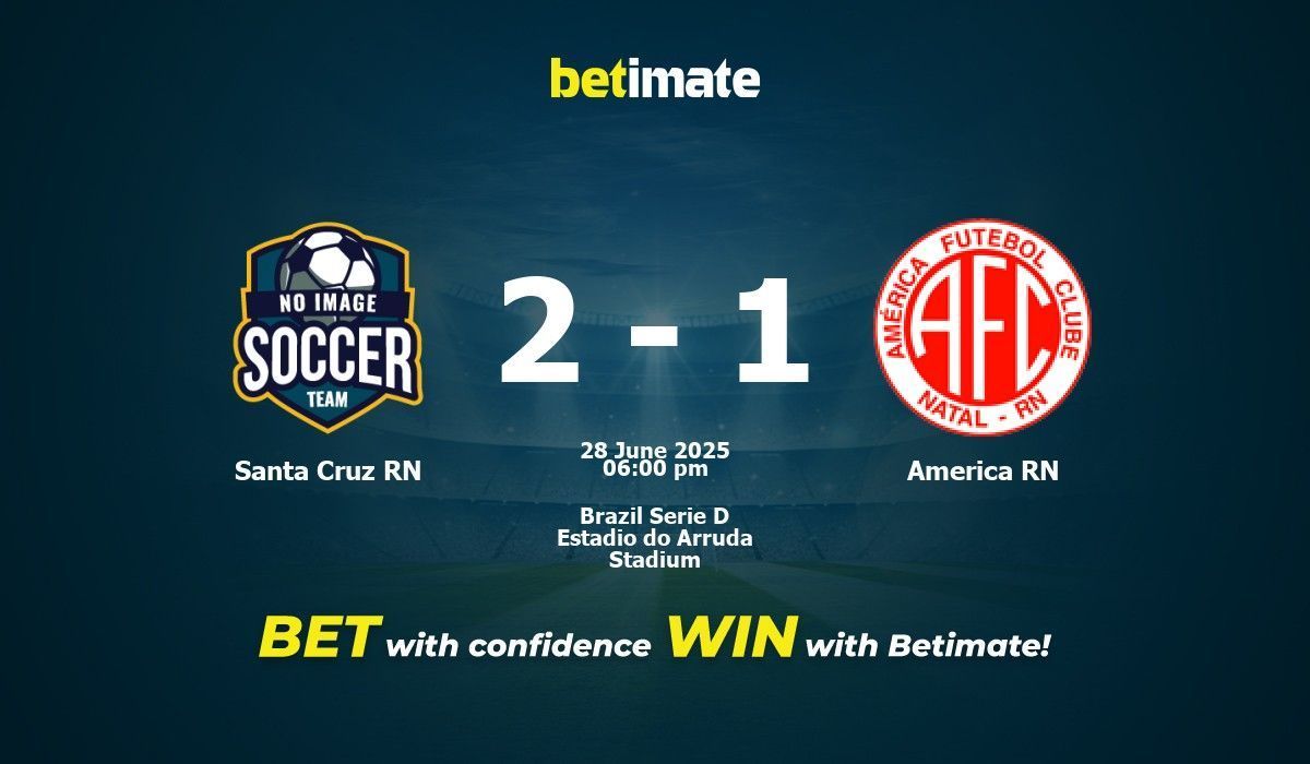Santa Cruz RN vs America RN Prediction, Odds & Betting Tips 06/28/2025