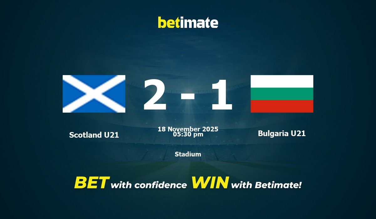 Scotland U21 vs Bulgaria U21 Prediction, Odds & Betting Tips 11/18/2025