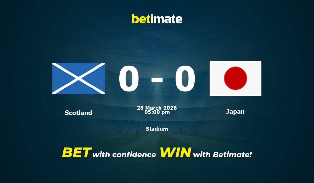 Scotland vs Japan Prediction, Odds & Betting Tips 03/28/2026