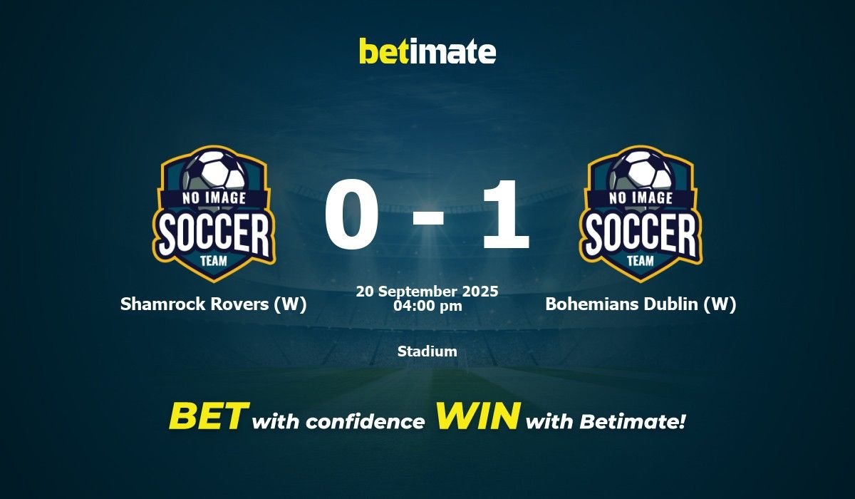 Shamrock Rovers (W) vs Bohemians Dublin (W) Prediction, Odds & Betting ...