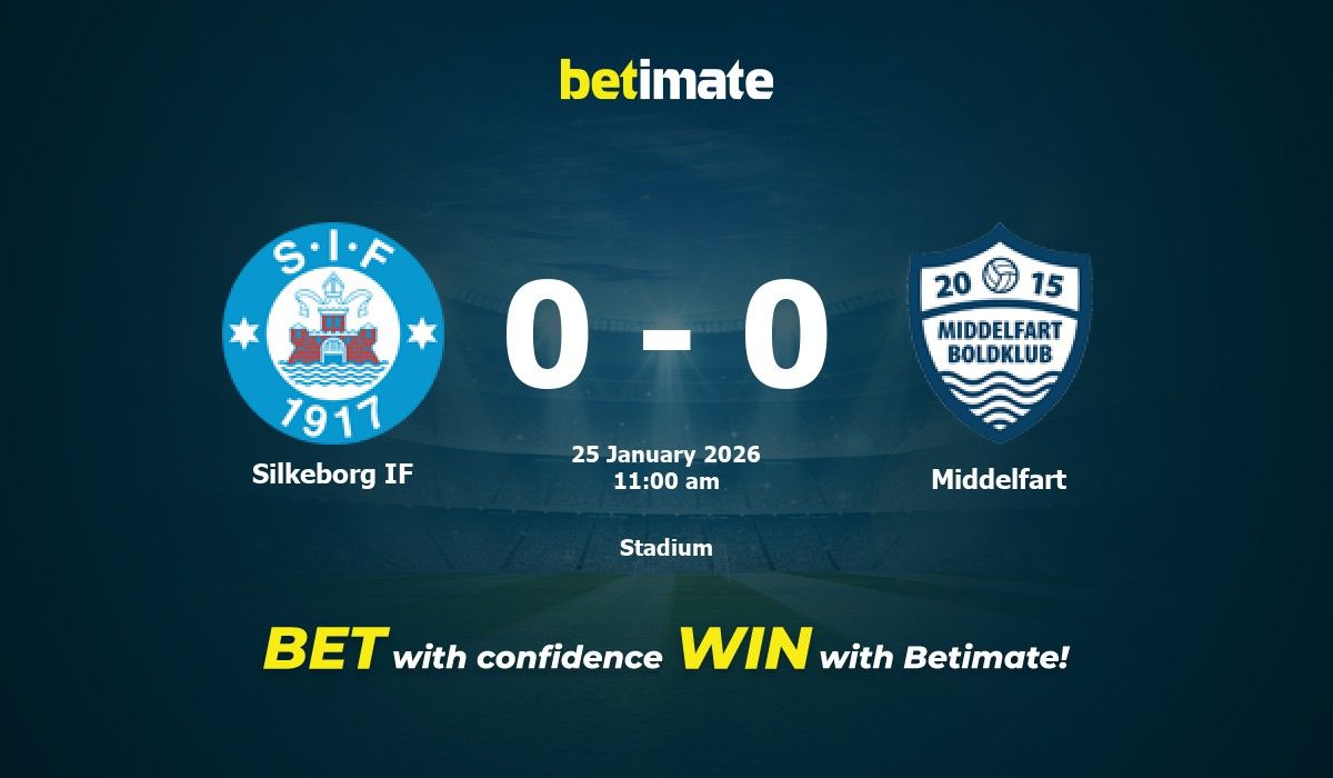Silkeborg IF vs Middelfart Prediction, Odds & Betting Tips 01/25/2026