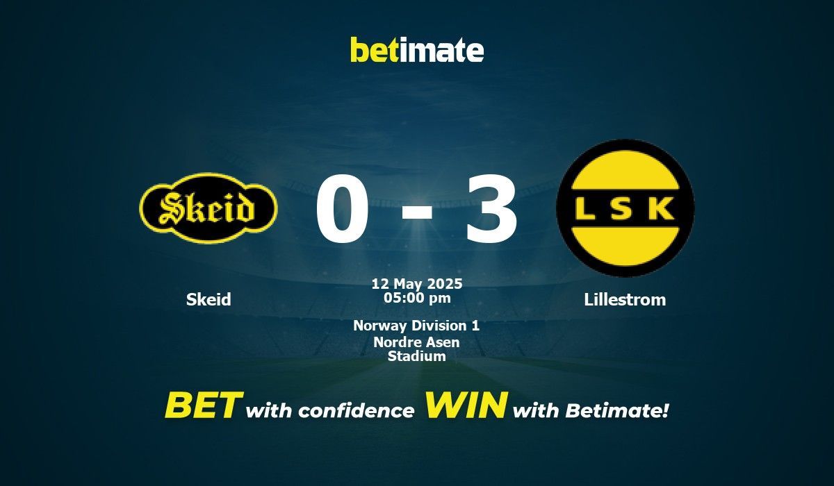 Skeid vs Lillestrom Prediction, Odds & Betting Tips 05/12/2025