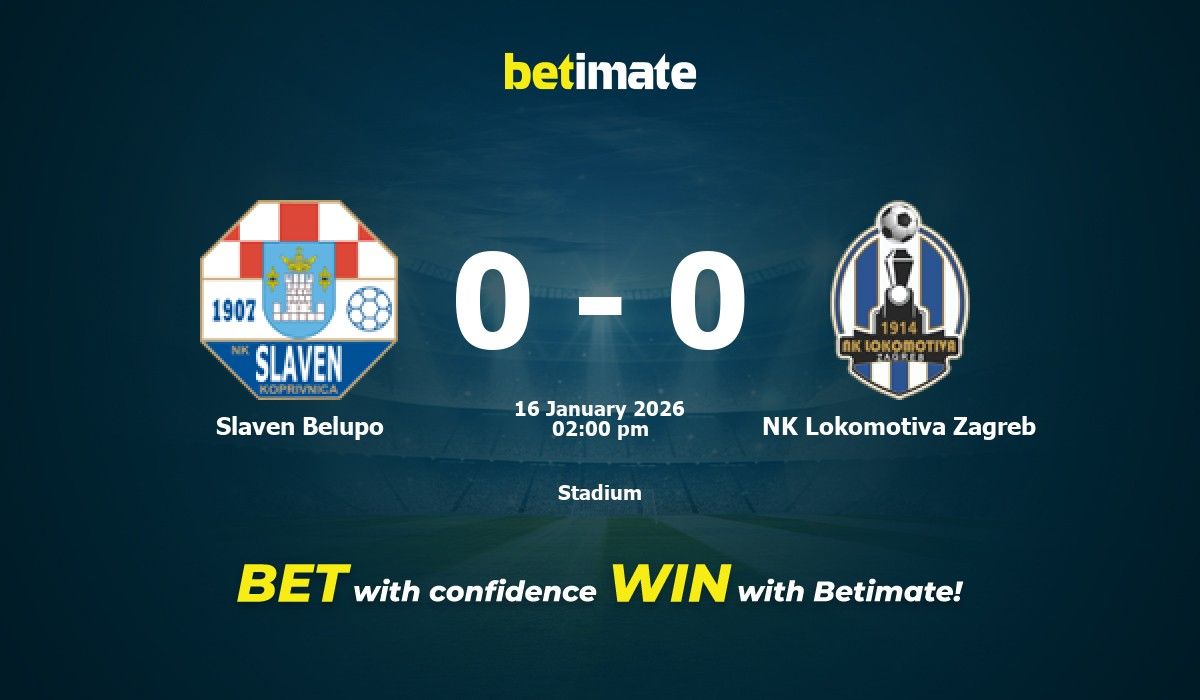 Slaven Belupo vs NK Lokomotiva Zagreb Prediction, Odds & Betting Tips ...