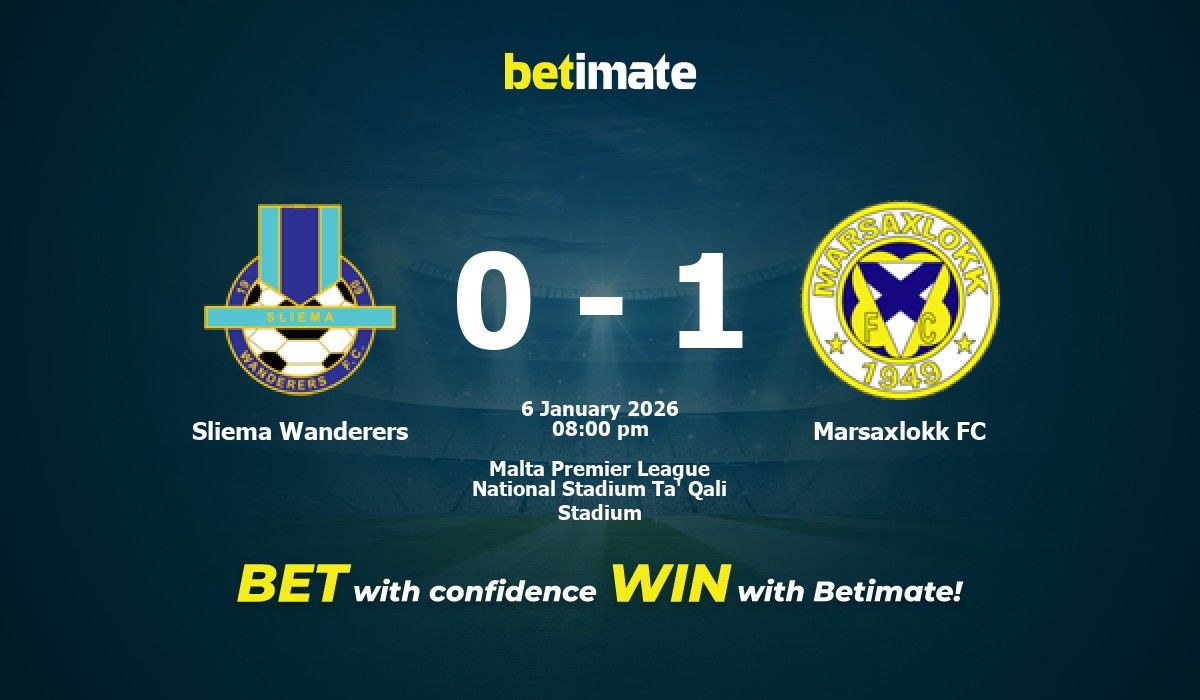 Sliema Wanderers vs Marsaxlokk FC Prediction, Odds & Betting Tips 01/06 ...
