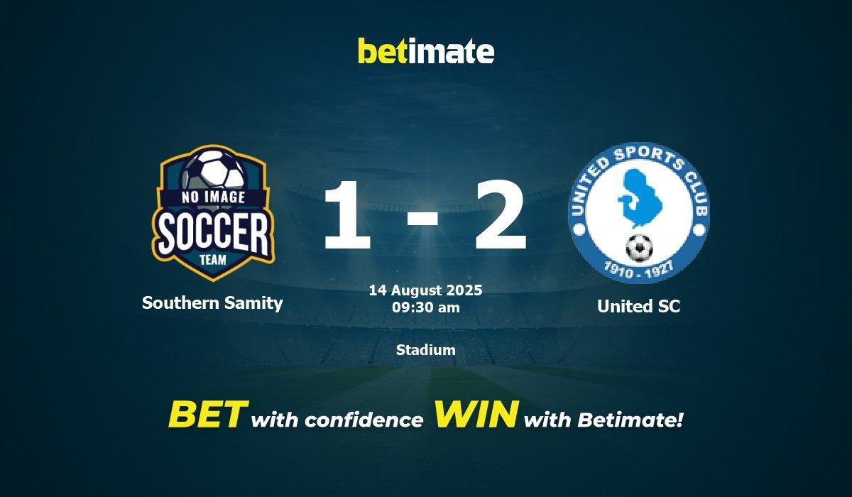 Southern Samity vs United SC Prediction, Odds & Betting Tips 08/14/2025