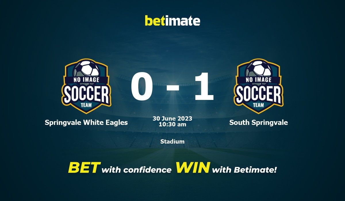 Springvale White Eagles vs South Springvale Prediction, Odds & Betting ...
