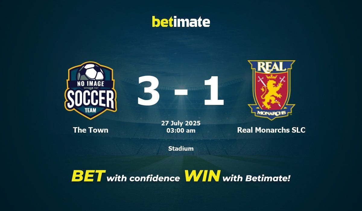 The Town vs Real Monarchs SLC Prediction, Odds & Betting Tips 07/27/2025