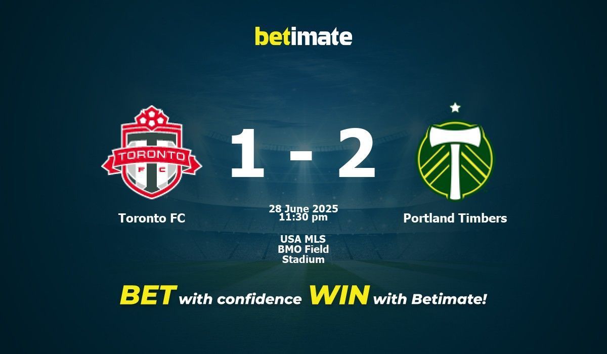 Toronto FC vs Portland Timbers Prediction, Odds & Betting Tips 06/28/2025
