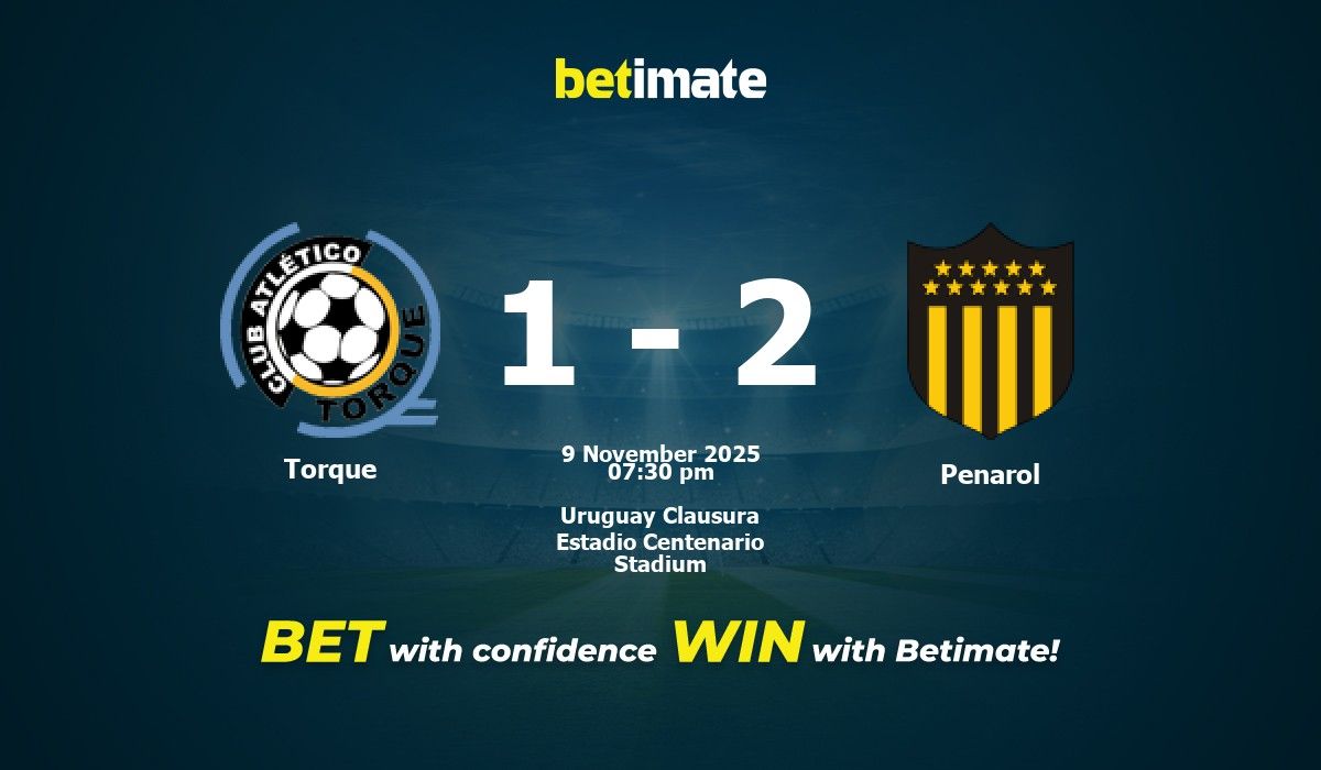 Torque vs Penarol Prediction, Odds & Betting Tips 11/09/2025