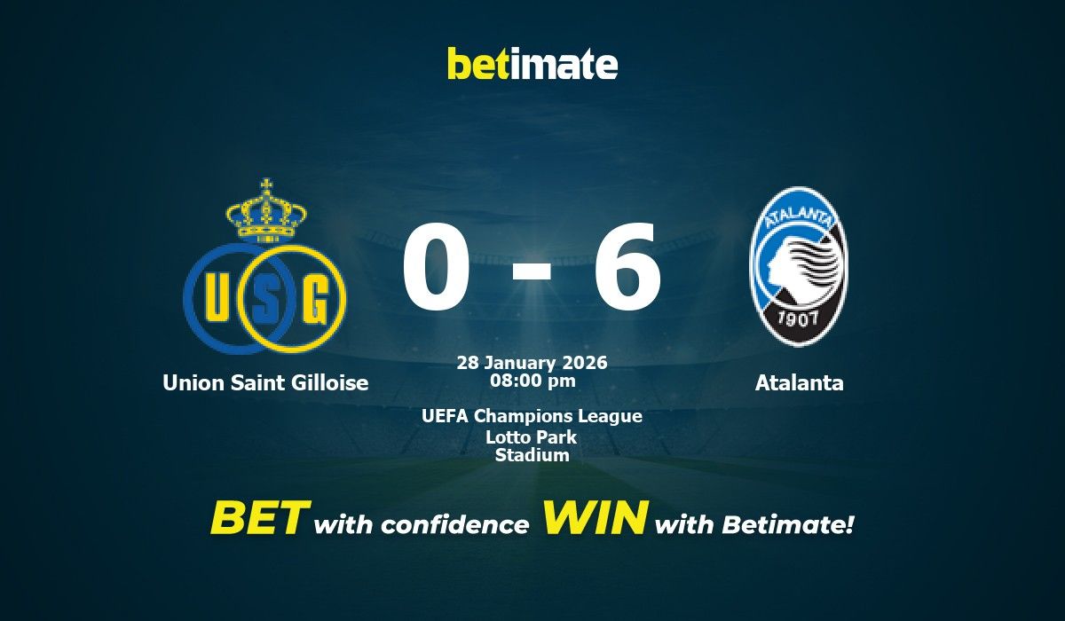 Union Saint Gilloise vs Atalanta Prediction, Odds & Betting Tips 01/28/2026