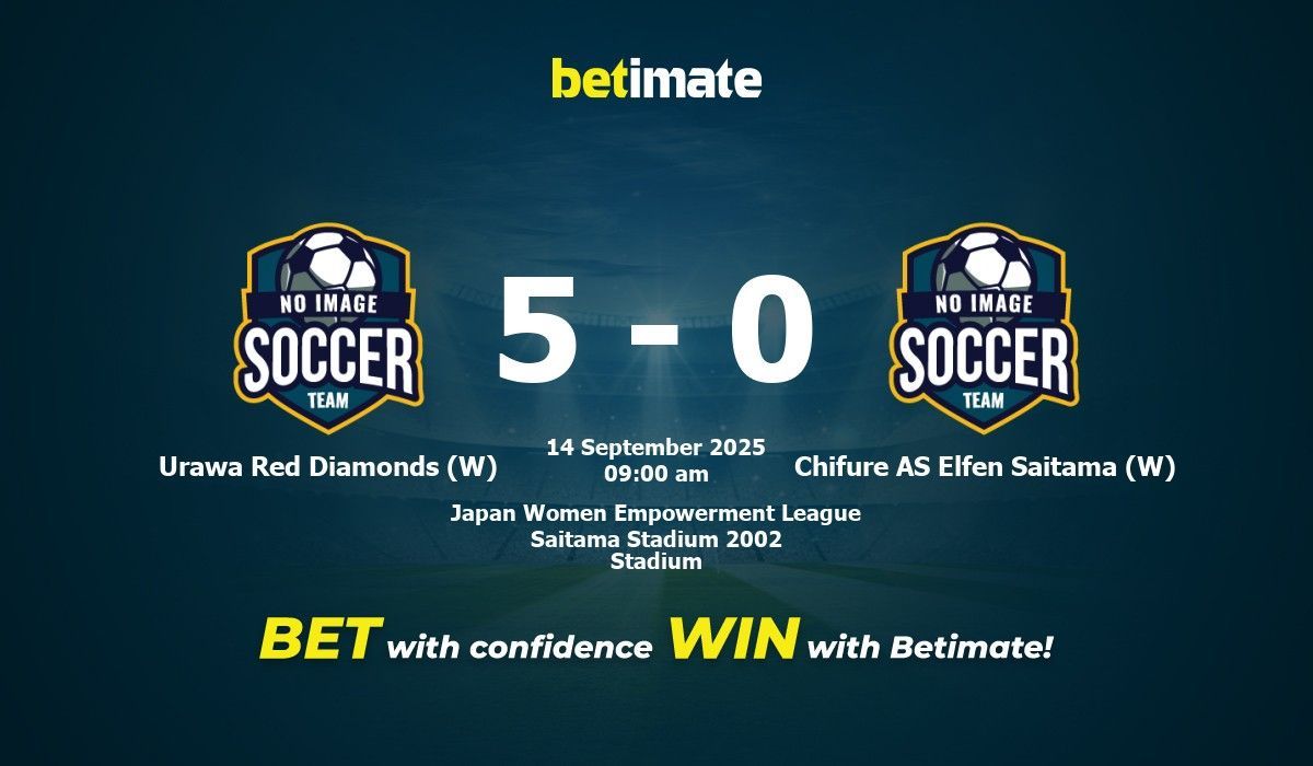 Urawa Red Diamonds (W) vs Chifure AS Elfen Saitama (W) Prediction, Odds ...