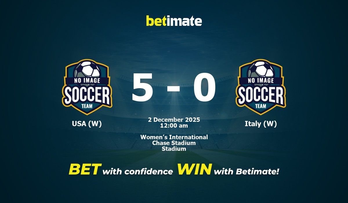 USA (W) vs Italy (W) Prediction, Odds & Betting Tips 12/02/2025