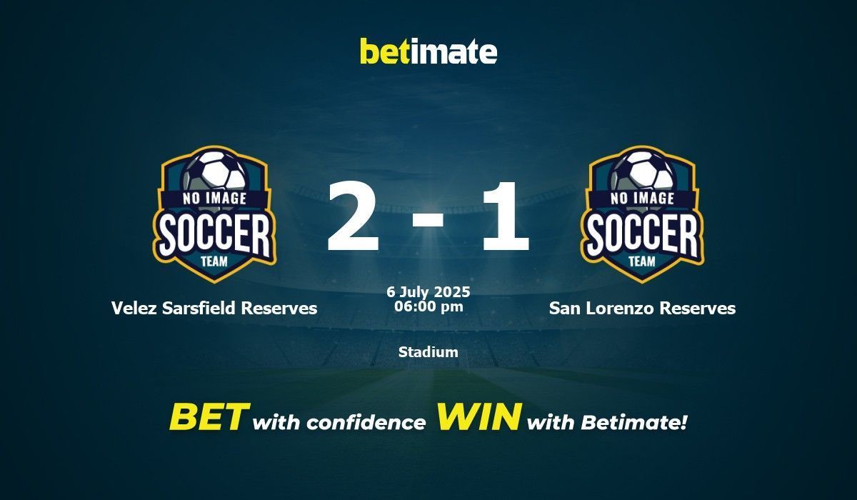 Velez Sarsfield Reserves vs San Lorenzo Reserves Prediction, Odds ...