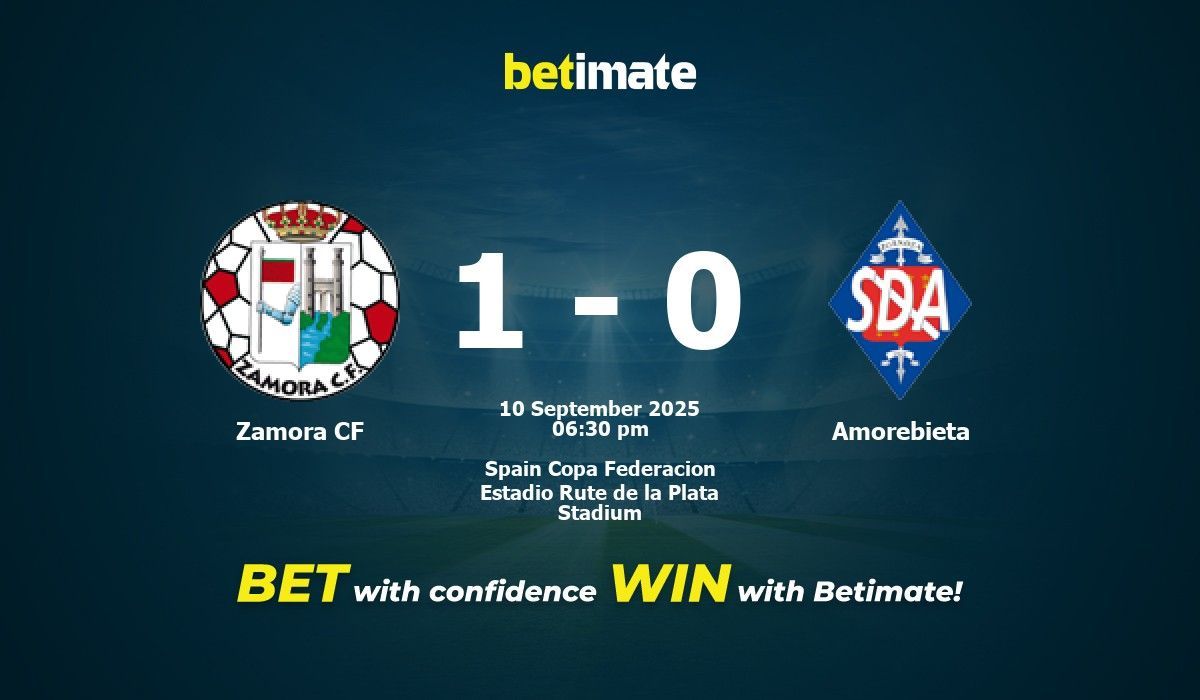 Zamora CF vs Amorebieta Prediction, Odds & Betting Tips 09/10/2025