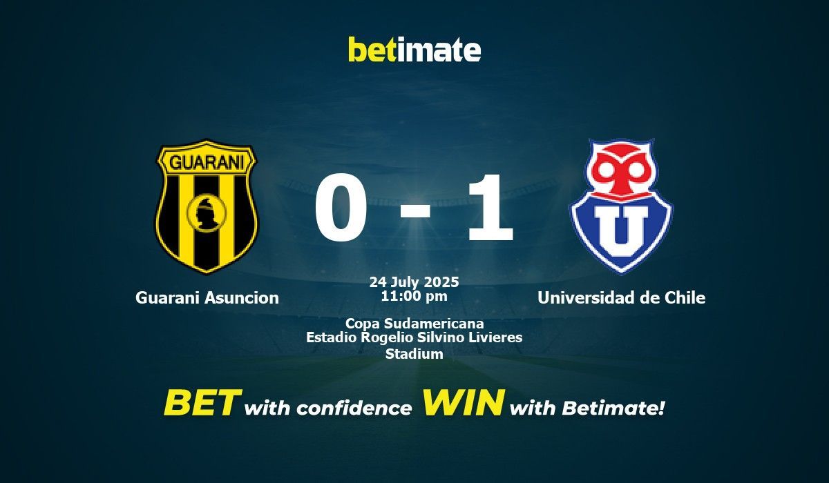 Predicción, cuotas y consejos de apuestas de Guaraní Asunción vs ...