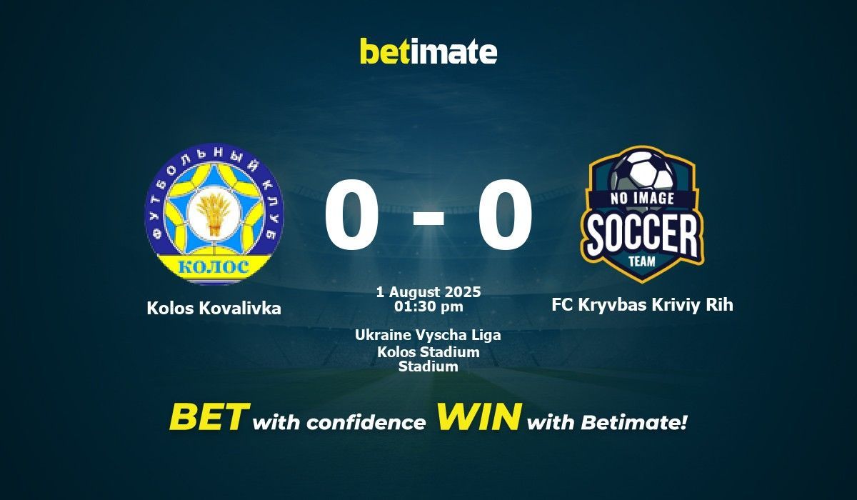 Predicciones, cuotas y consejos de apuestas de Kolos Kovalivka vs FC ...