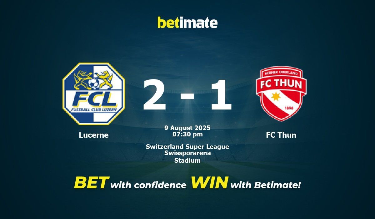 Pronóstico, cuotas y pronósticos de apuestas para el Lucerna vs. FC ...