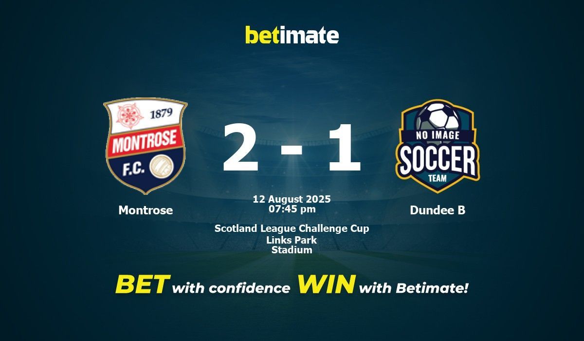 Pronóstico, cuotas y consejos de apuestas para el partido Montrose vs ...