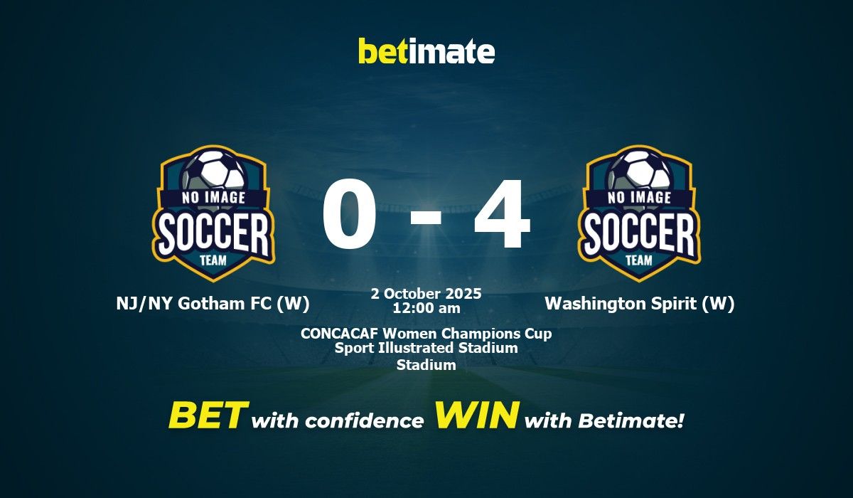 NJ/NY Gotham FC (F) vs Washington Spirit (F): Predicción, cuotas y ...