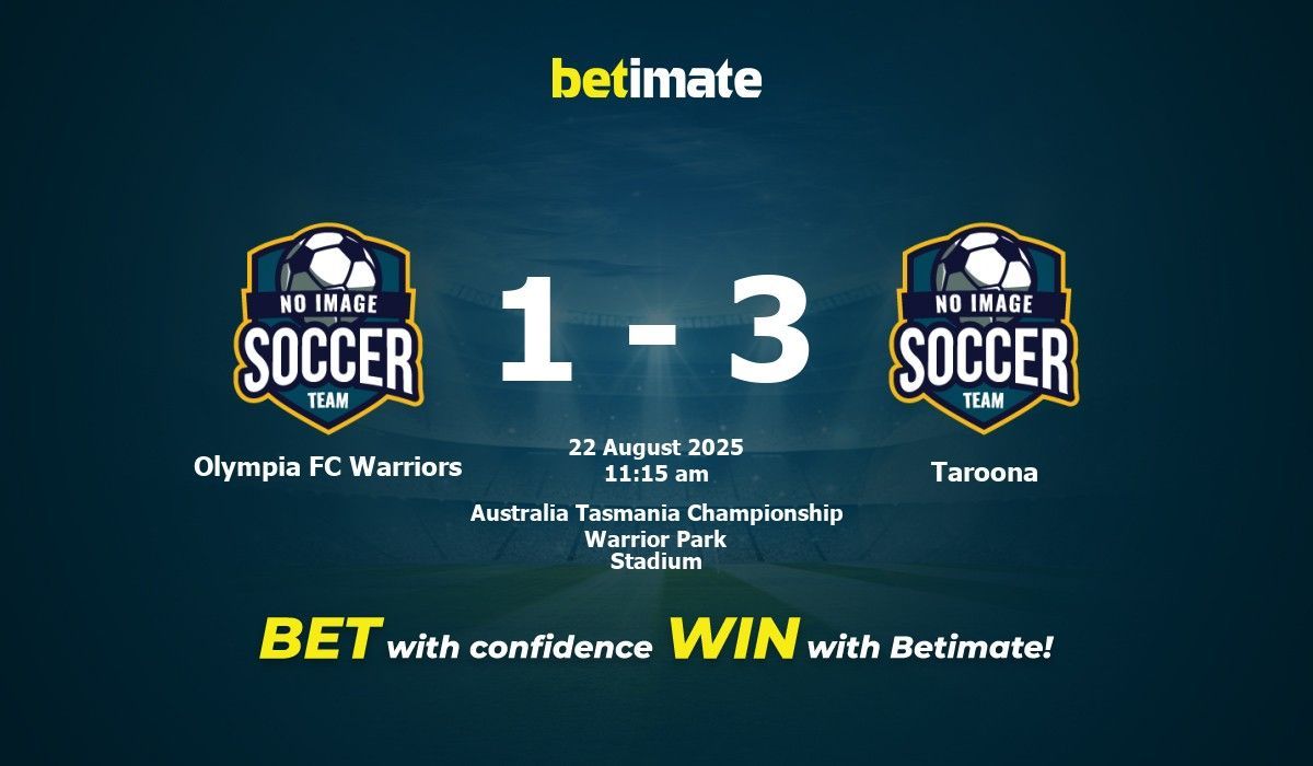 Olympia FC Warriors vs Taroona: Pronóstico, cuotas y consejos de ...