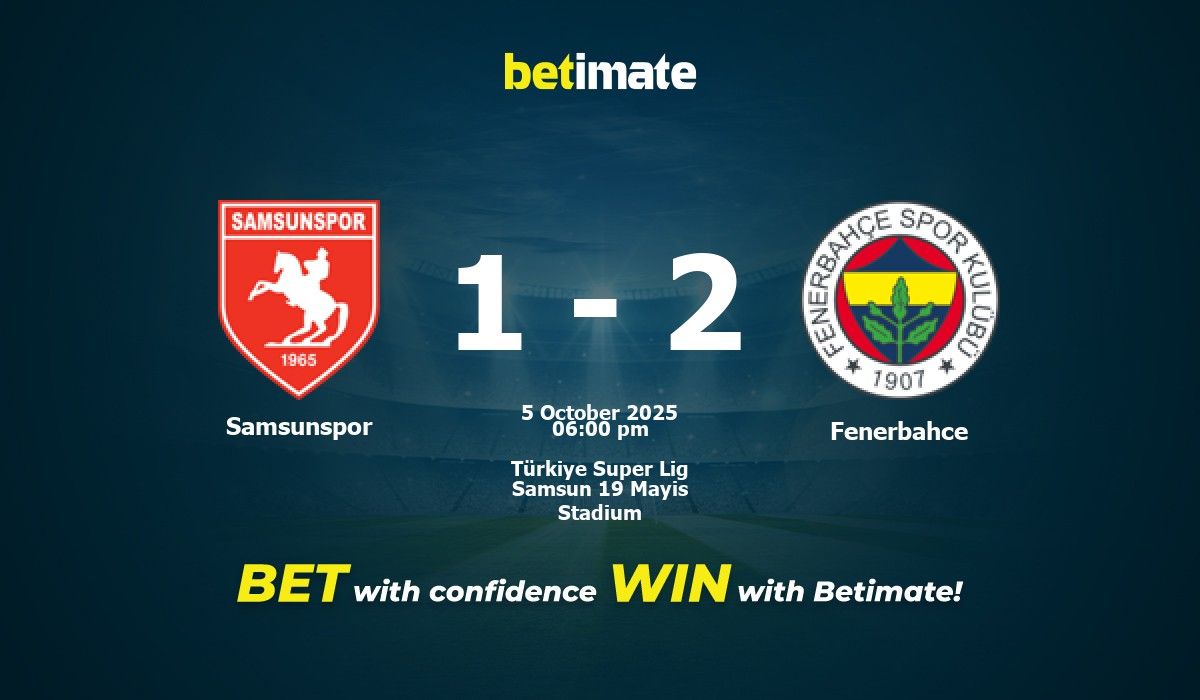 Pronóstico, cuotas y consejos de apuestas para el Samsunspor vs ...