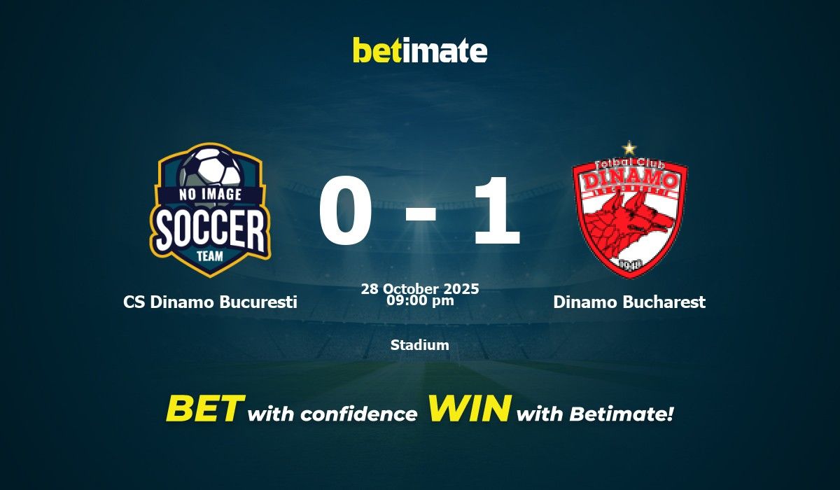 CS Dinamo Bucuresti vs Dinamo Bucharest Ennakointi, kertoimet ja ...