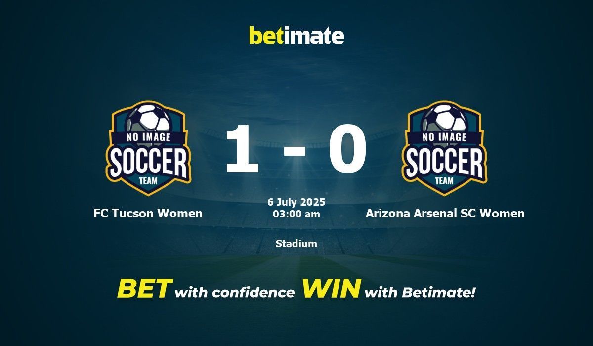 Pronostic, cotes et conseils de paris pour le match FC Tucson Women ...