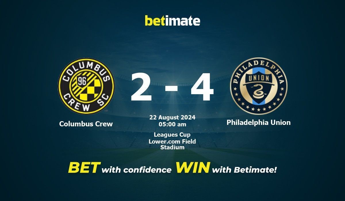 Prediksi, Peluang & Tip Taruhan Columbus Crew vs Philadelphia Union 21 ...