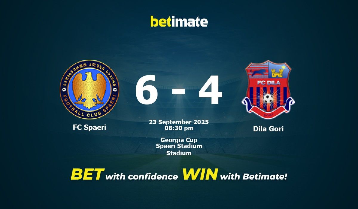 Prediksi, Peluang & Tips Taruhan FC Spaeri vs Dila Gori 23/09/2025