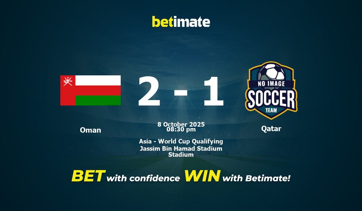 Prediksi, Peluang & Tips Taruhan Oman vs Qatar 10/08/2025