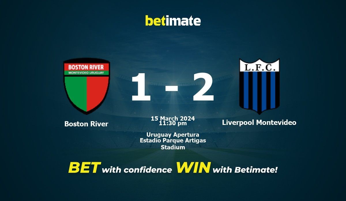 Boston River vs Liverpool Montevideo Pronostici, quote e consigli di ...